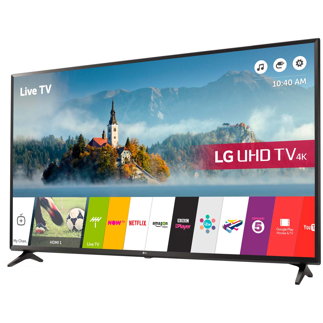 LG 43UJ630V UHD 43 Inch Smart LED TV 4K Ultra HD Freeview HD and ...