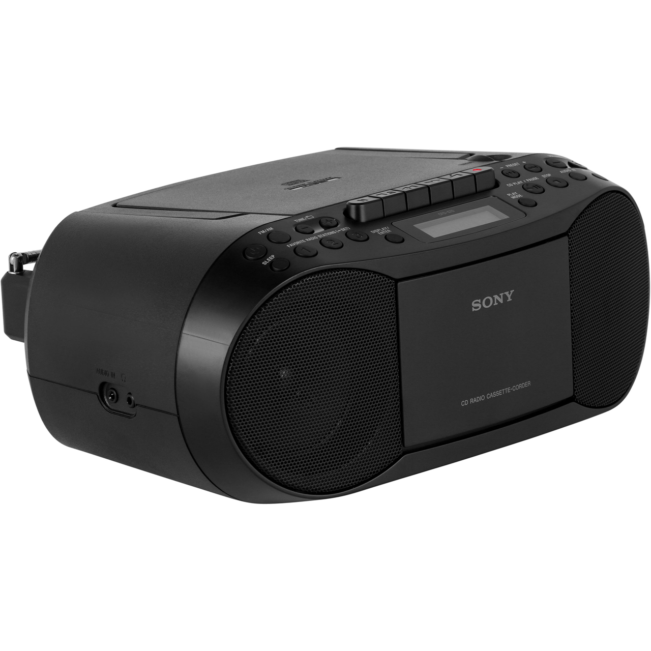 Sony Cfds70b Cdcassette Boombox With Radio With Fm Am Tuner Black 4548736026582 Ebay