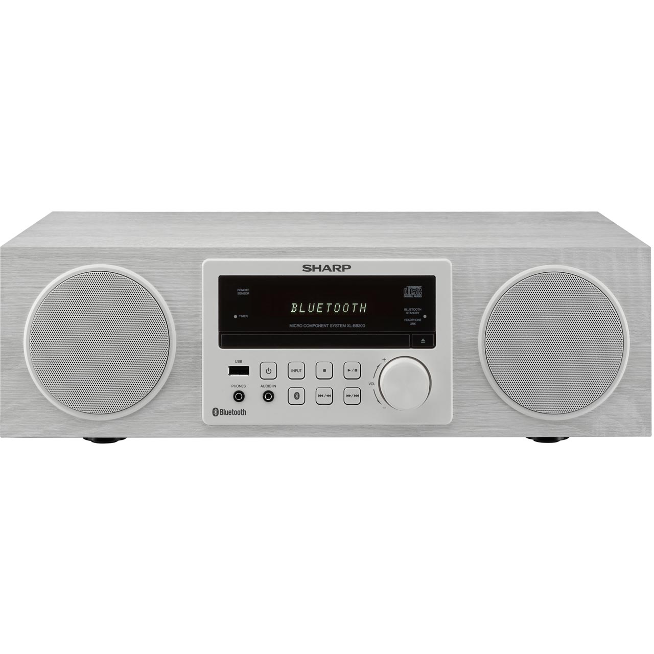 Sharp Audio XL-BB20D 100 Watt All in One Hi Fi System Bluetooth Hi-Fi ...