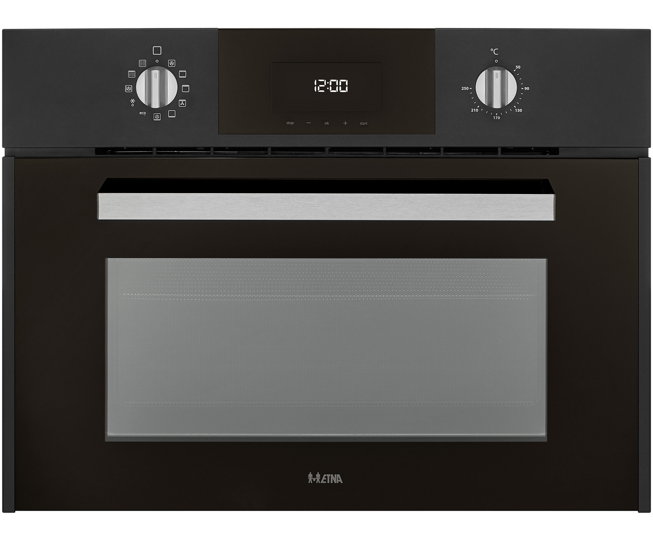 Etna CM941ZT Inbouw combi magnetron Zwart - Ovenwebshop.nl