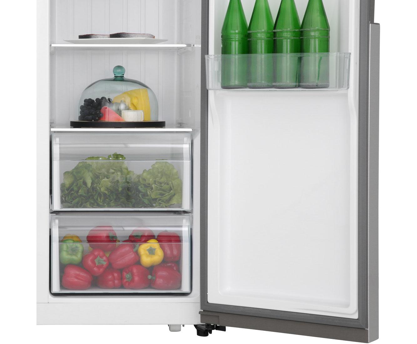 Haier HRF-521DS6 Side-by-Side Freistehend Silber | eBay